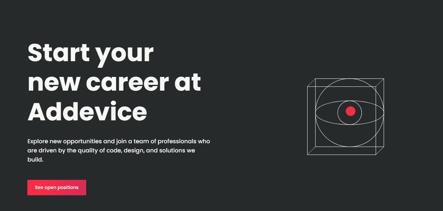 Work with our team | Career in Addevice | Career